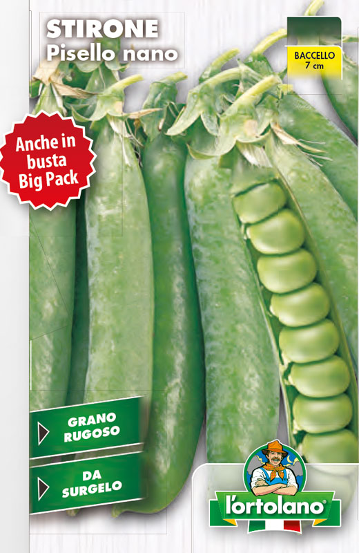 Pisello Nano Stirone 77-80 da Surgelare - L'Ortolano – Millstore.it
